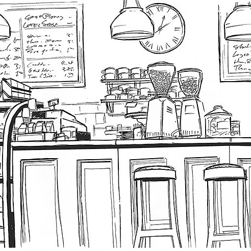 The Coffee Shop Sketches - Coffee and Drawing, Together at Last | Jeff ...